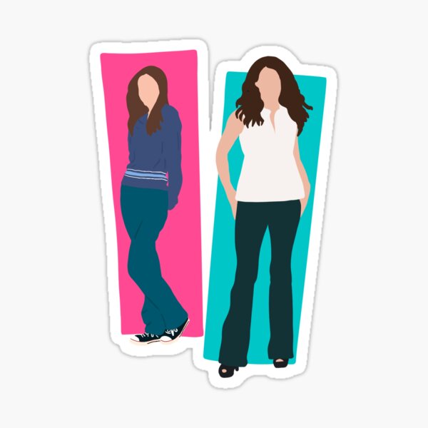 "Rory and Lorelai Gilmore | Cute Mother Daughter Relationship " Sticker ...
