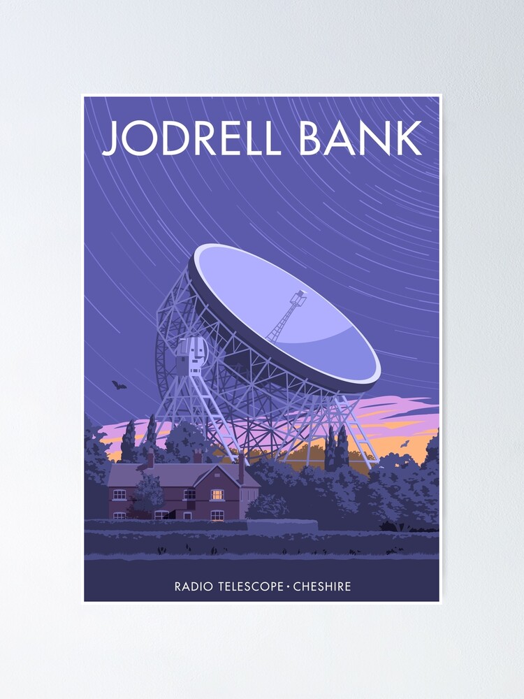 "Jodrell Bank Radio Telescope" Poster for Sale by smillership | Redbubble