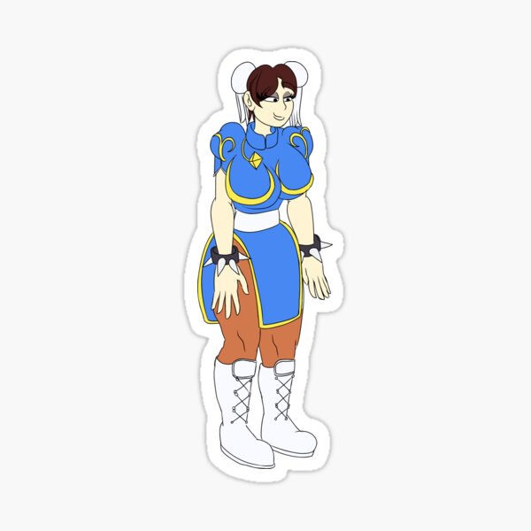 "Chun Li Street Fighter" Sticker for Sale by Quistlor | Redbubble