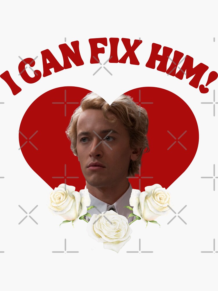 "I can fix him!" Sticker for Sale by remcneil | Redbubble