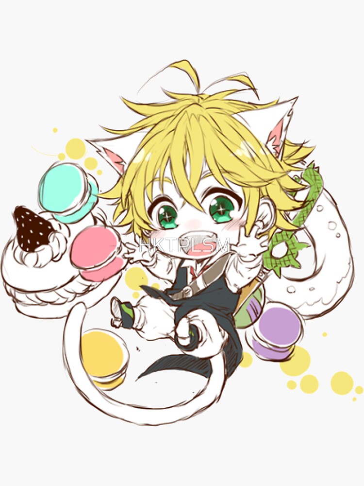 "Seven Deadly Sins - Cute Meliodas" Sticker by HKTPLSM | Redbubble
