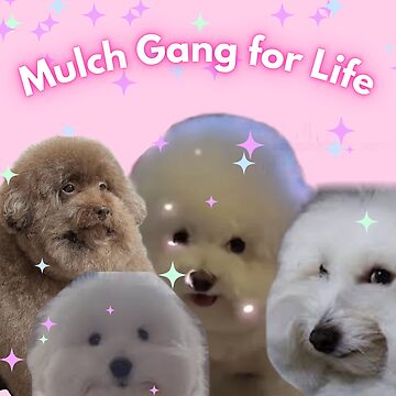 "Mulch Gang for Life" Sticker for Sale by Silly Goose Emporium | Redbubble