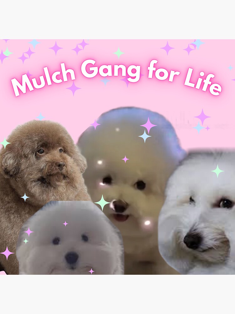 "Mulch Gang for Life" Sticker for Sale by Silly Goose Emporium | Redbubble