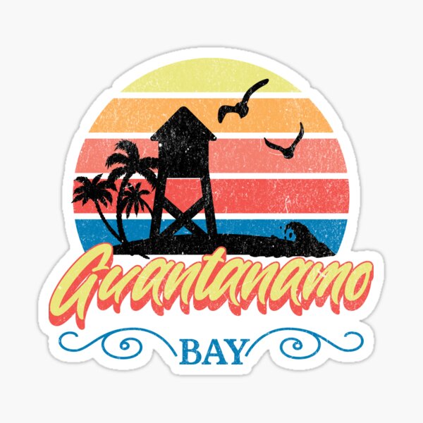 "Guantanamo Bay Vacation" Sticker for Sale by BankaiChu | Redbubble