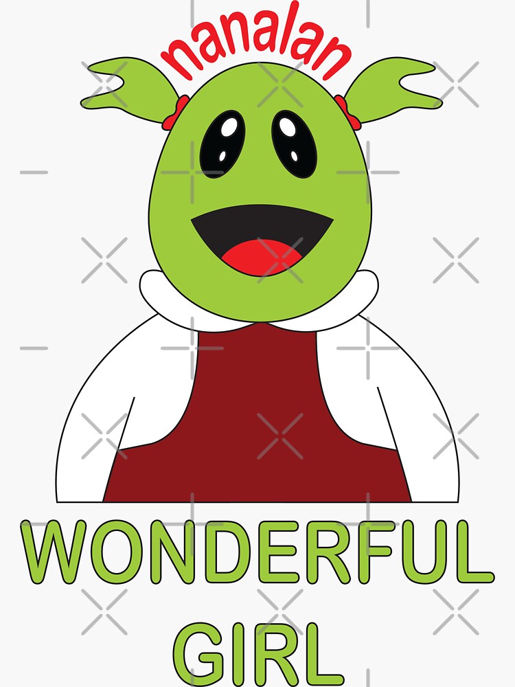 "Nanalan : Wonderful Girl" Sticker for Sale by FEBRICAST | Redbubble