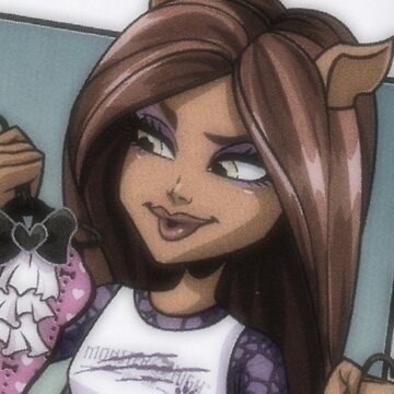 "Clawdeen Wolf" Sticker for Sale by mossyteetth | Redbubble