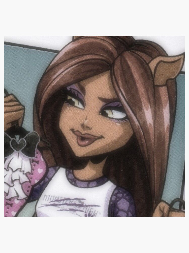 "Clawdeen Wolf" Sticker for Sale by mossyteetth | Redbubble