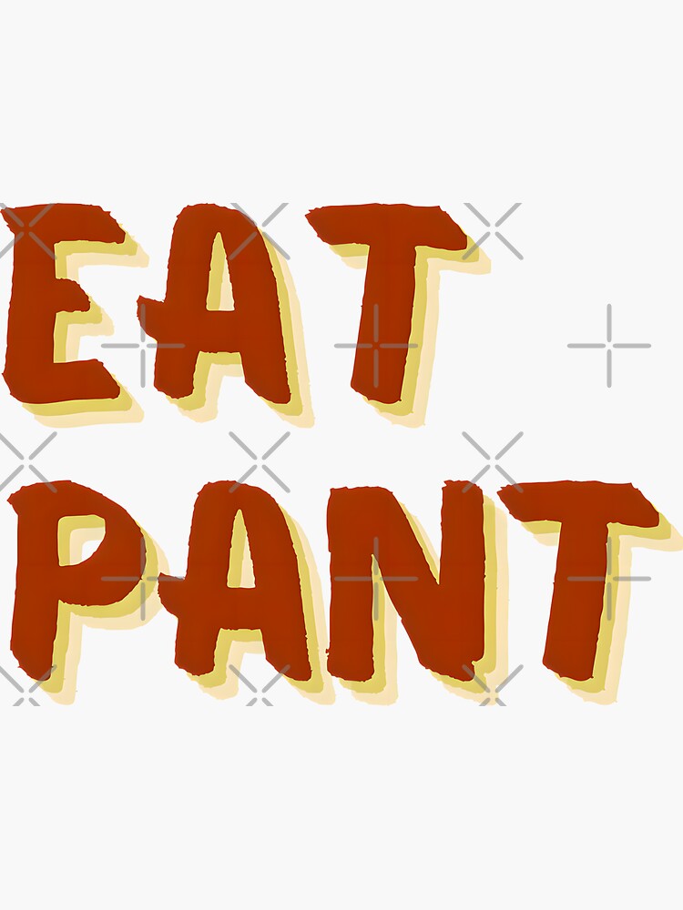 "Eat pant Bart meme" Sticker for Sale by ChataMaroon | Redbubble