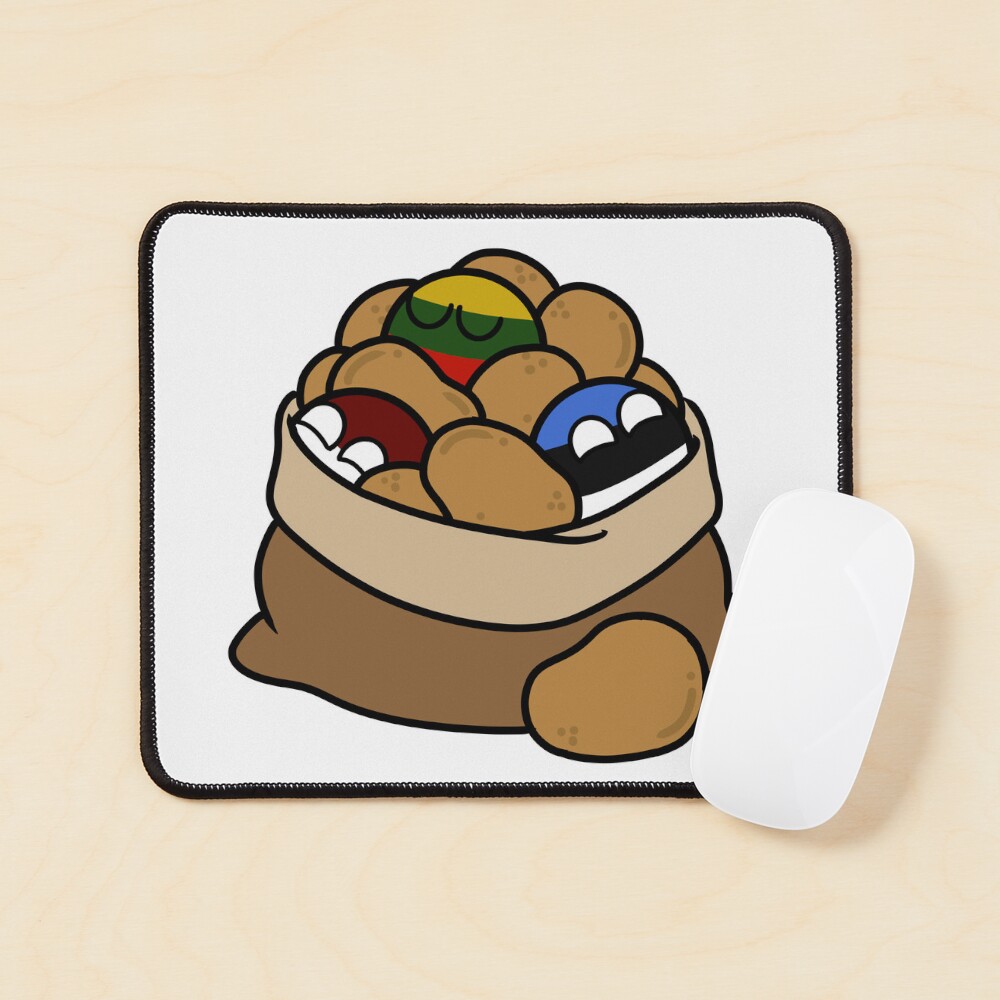 "countryballs and potato" Sticker for Sale by Countryballs Shop | Redbubble