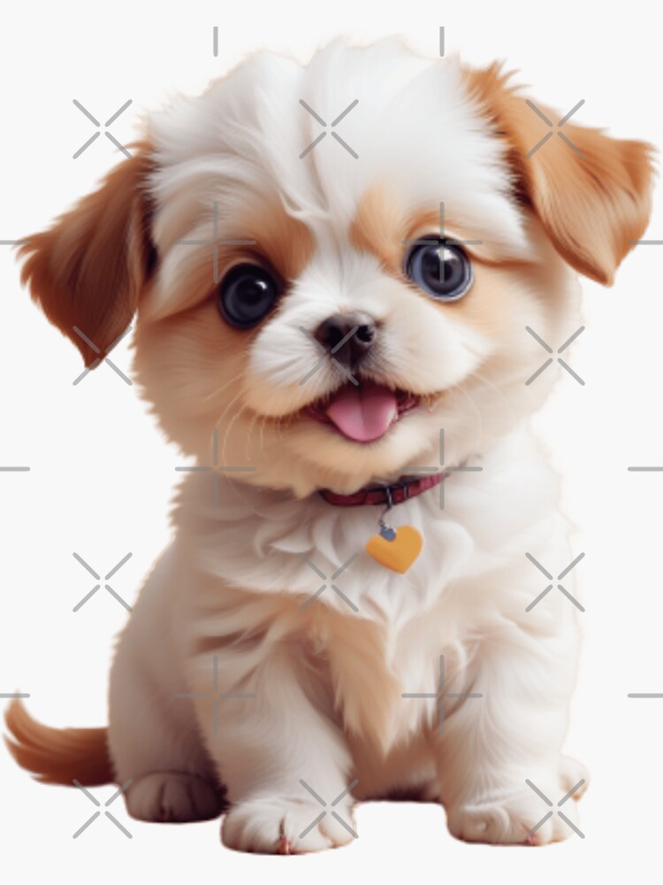 "Cute baby dog" Sticker for Sale by Kulpi6147 | Redbubble