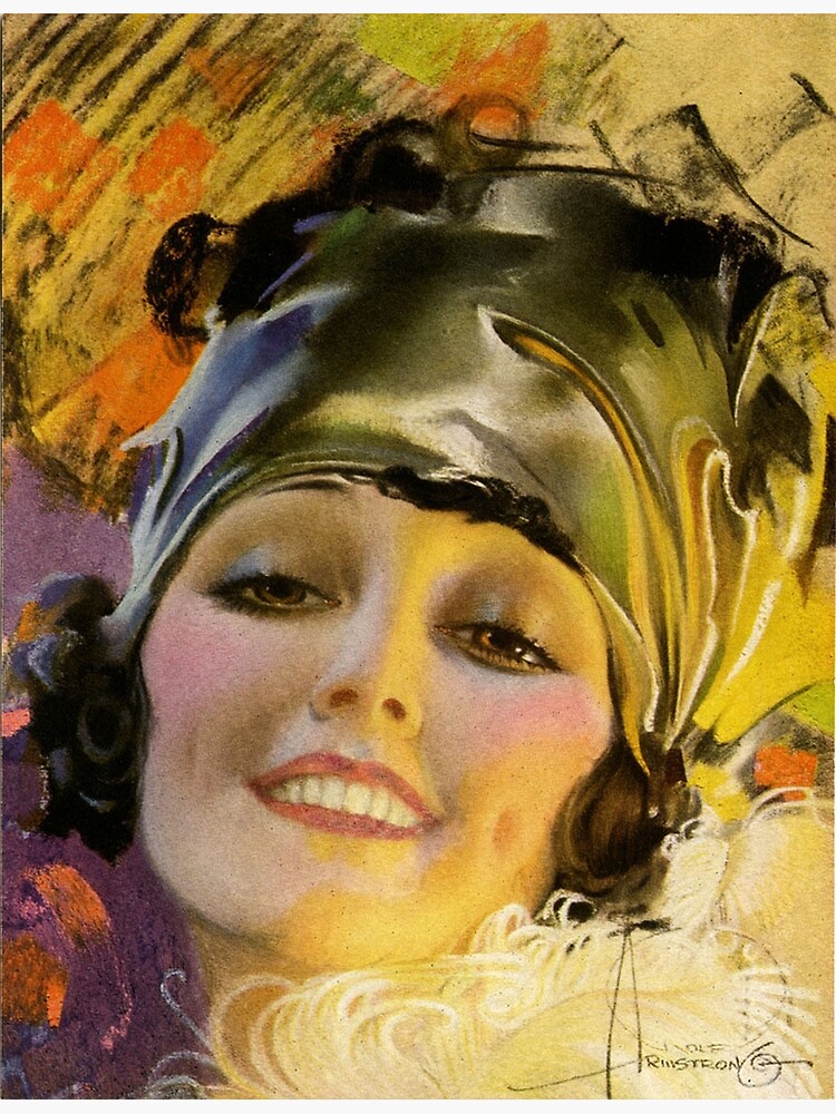 "FLAPPER; Vintage Art Deco Beautiful Print" Poster by posterbobs ...