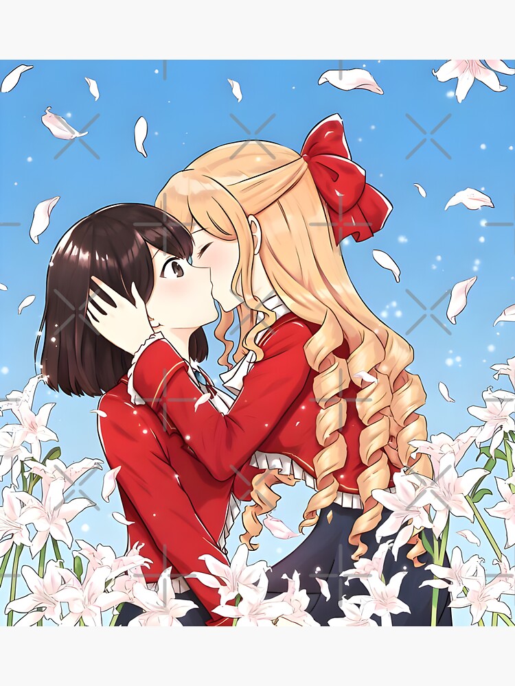 "I am in love with the Villainess Rae x Claire kiss" Sticker for Sale ...