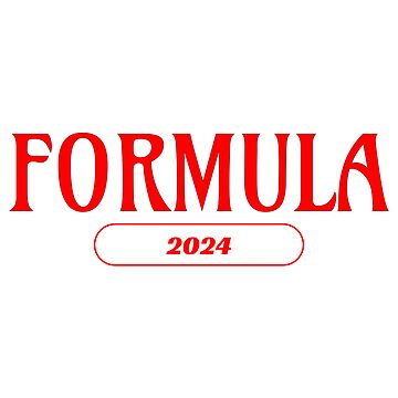 "Formula 2024 Logo" Sticker for Sale by Formula- | Redbubble