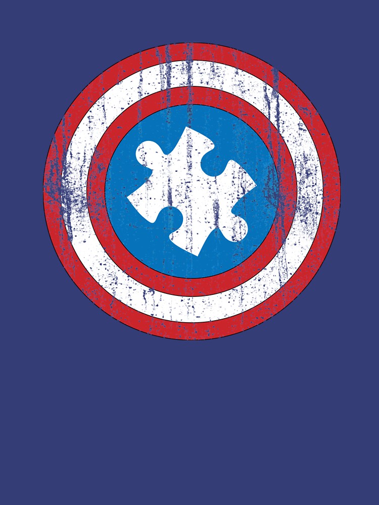 "Captain Autism Superhero Shirt Autism Awareness Shirt" T-shirt for ...