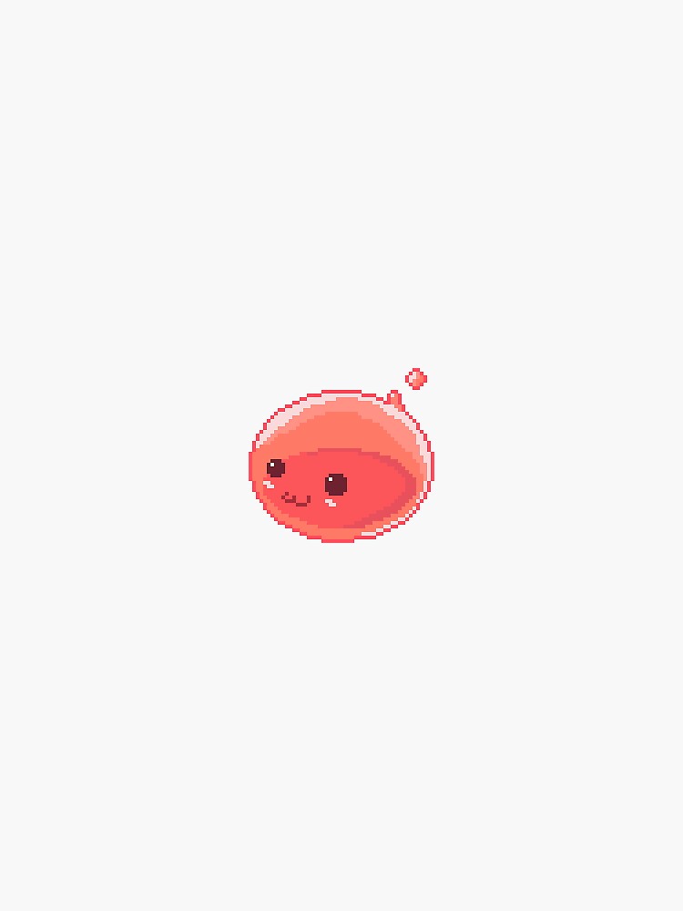 "Poring Pixel Art Cute Draw" Sticker for Sale by LucasGoncalves | Redbubble