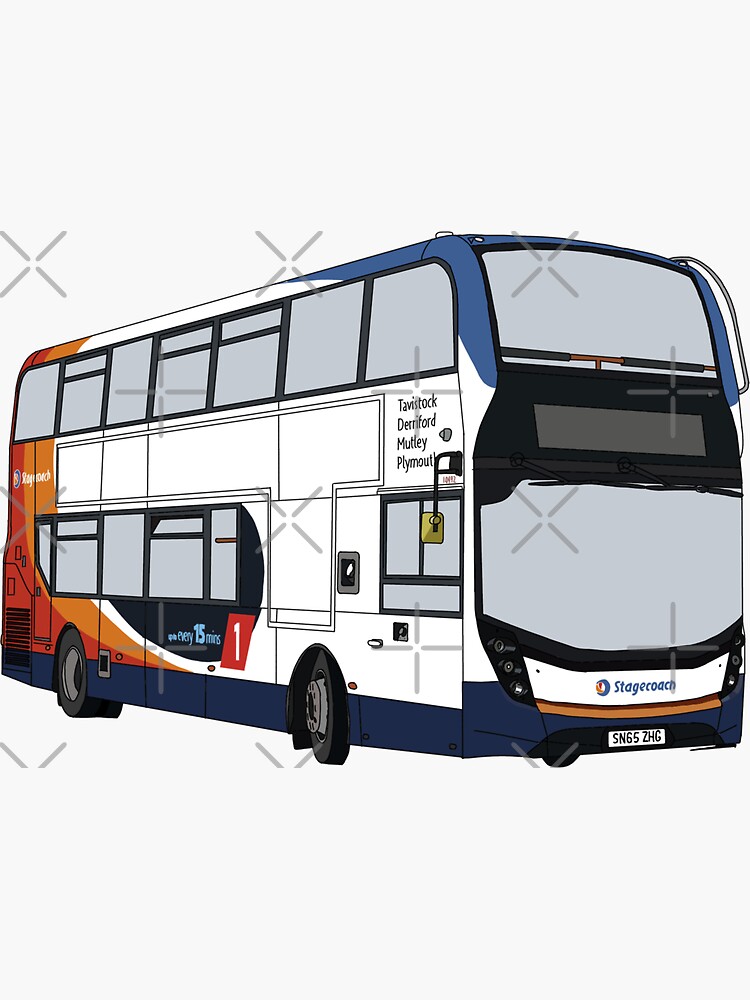 "Stagecoach South West Enviro 400 mmc" Sticker for Sale by ...