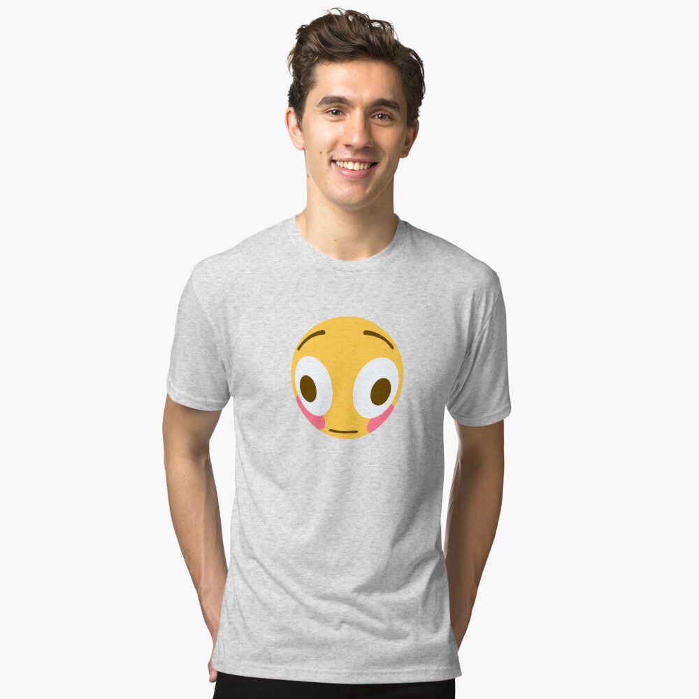 "Flooshed/Flushed Emoji" Sticker for Sale by tumblr-memes | Redbubble