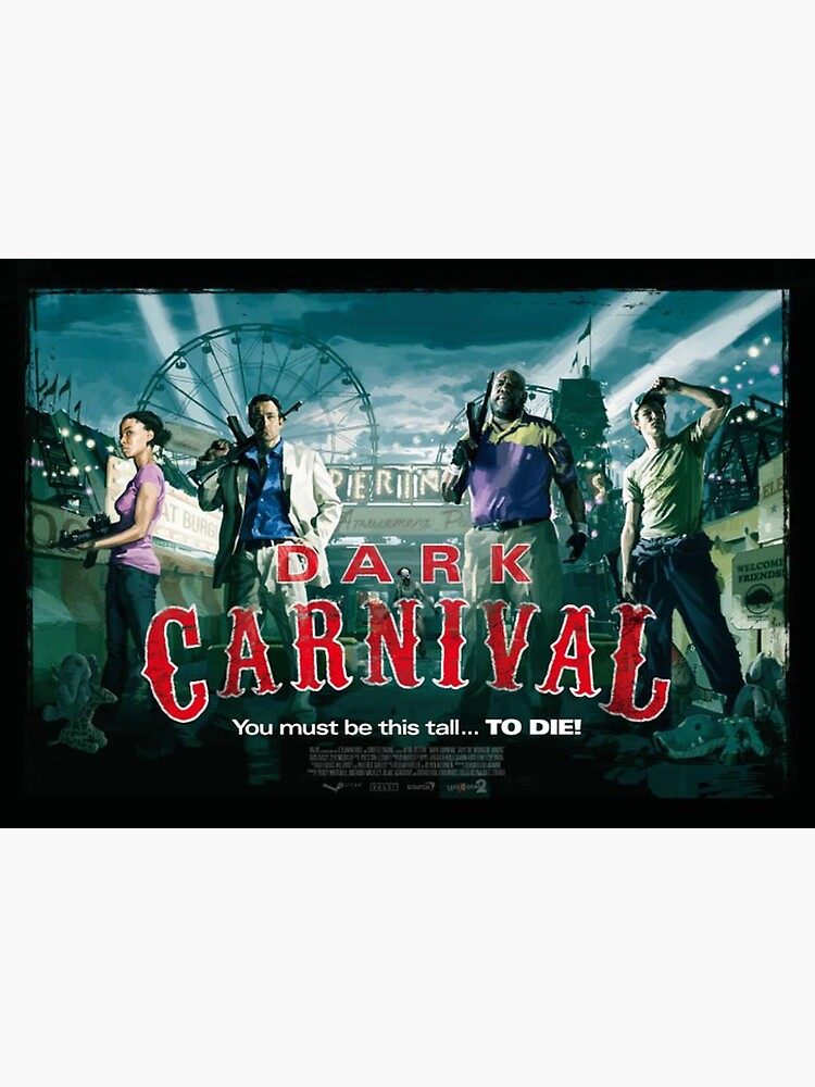 "L4D2 DARK CARNIVAL MOVIE POSTER" Sticker for Sale by ChannexMogar ...