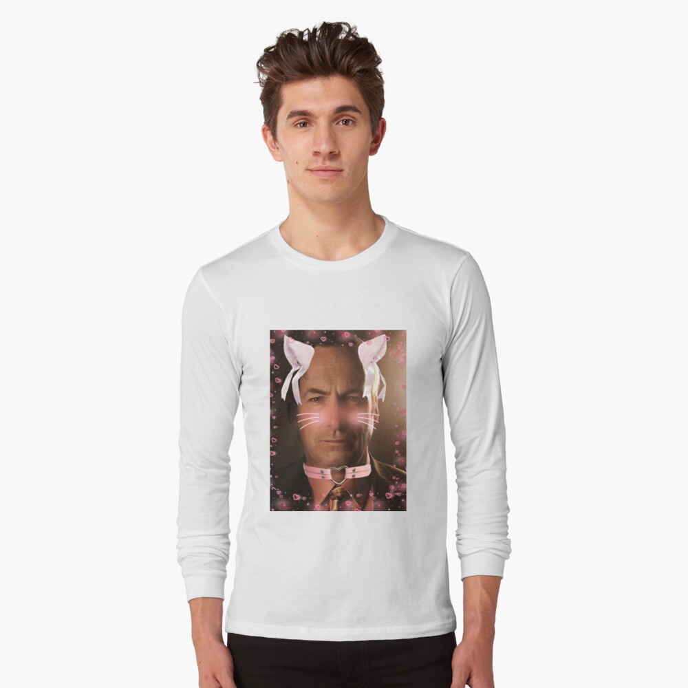 "Better call Saul Saul Goodman cat boy meme" Sticker for Sale by ...