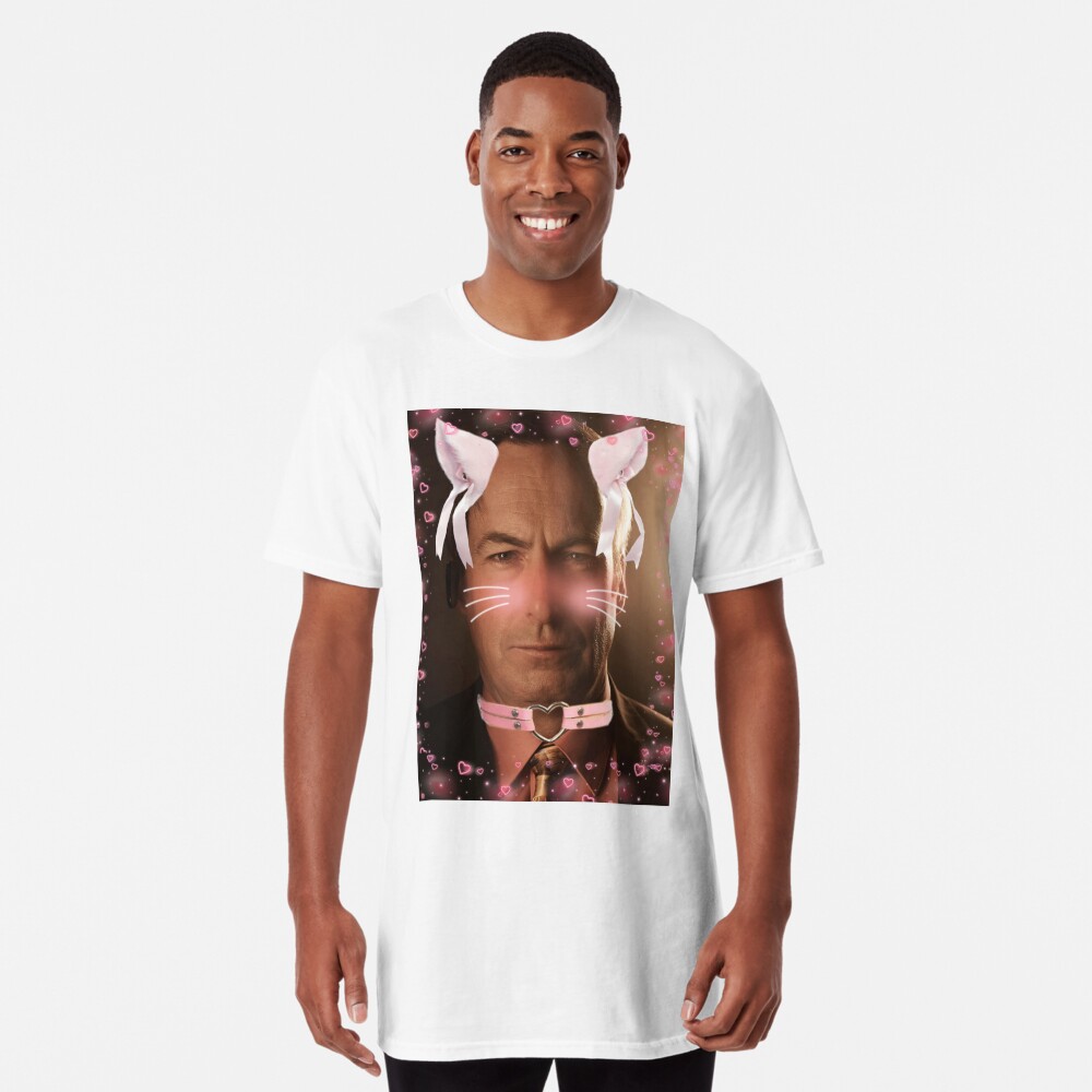 "Better call Saul Saul Goodman cat boy meme" Sticker for Sale by ...