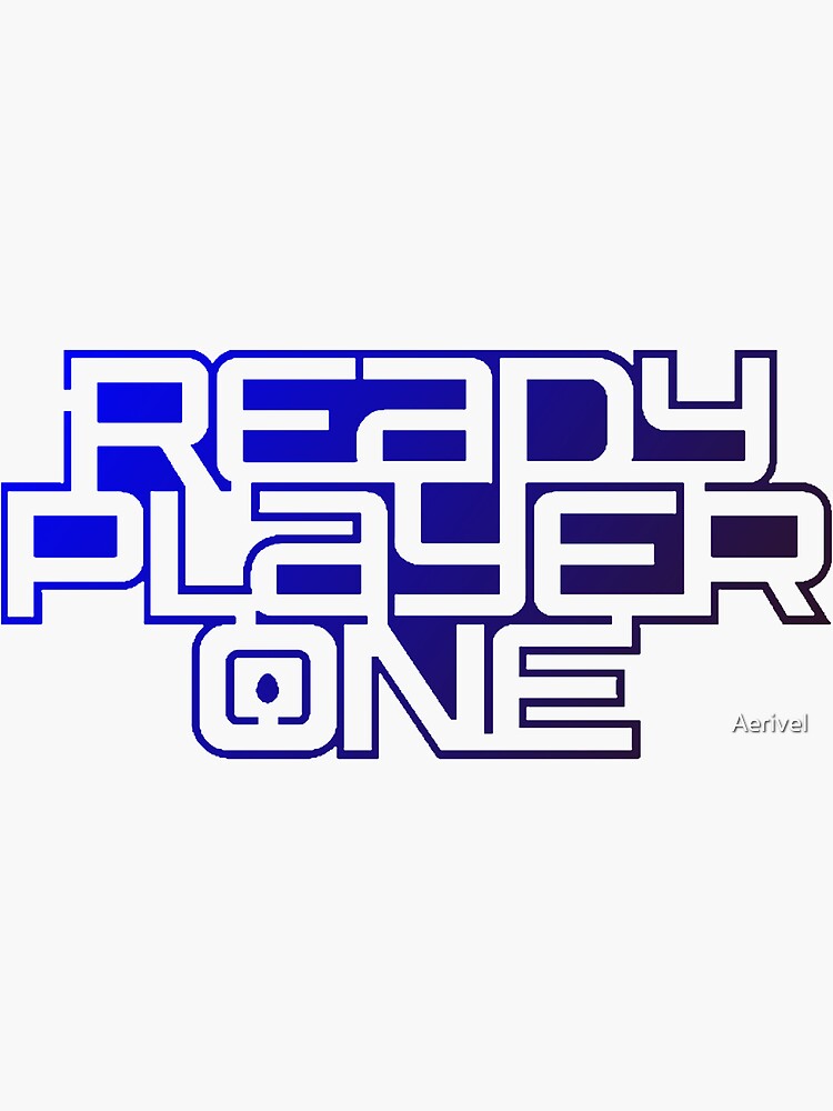 "Ready Player One" Sticker for Sale by Aerivel | Redbubble