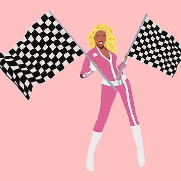 "RuPaul’s Drag Race Fan Art Graphic with Racing Flags" Sticker for Sale ...
