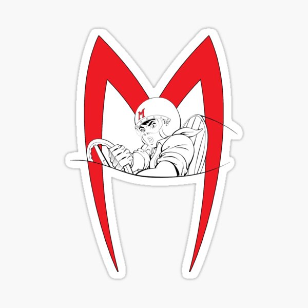 "Mach 5 Go! Speed Racer Go!" Sticker for Sale by drquest | Redbubble