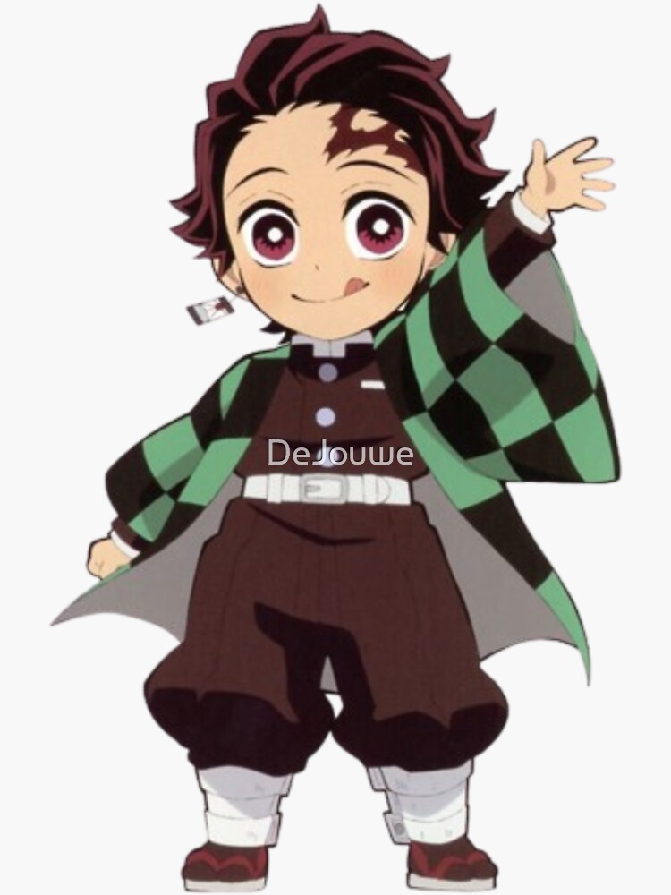 "Cute Tanjiro" Sticker for Sale by DeJouwe | Redbubble
