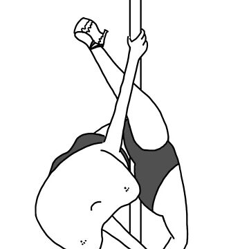"Cute Pole Dancing Frog" Sticker for Sale by ribbitworkshop | Redbubble