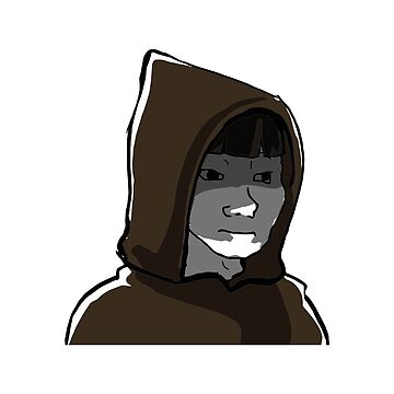 "Hooded Wojak Meme" Sticker for Sale by demandwear | Redbubble