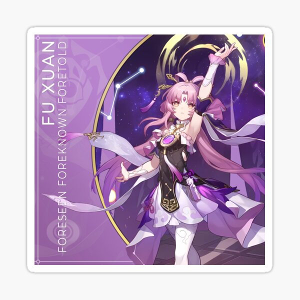 "Fu Xuan Honkai Star Rail" Sticker for Sale by dudu-inpajamas | Redbubble