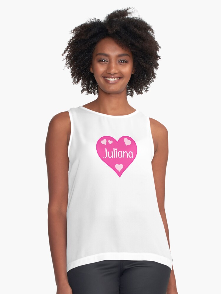"Juliana Name Pink Heart " Sticker for Sale by jeallan | Redbubble