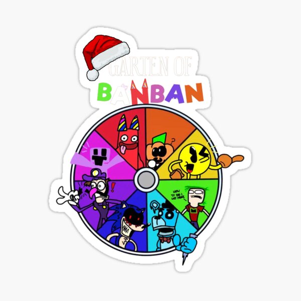 "garten of banban characters" Sticker for Sale by EcoInkSpace | Redbubble