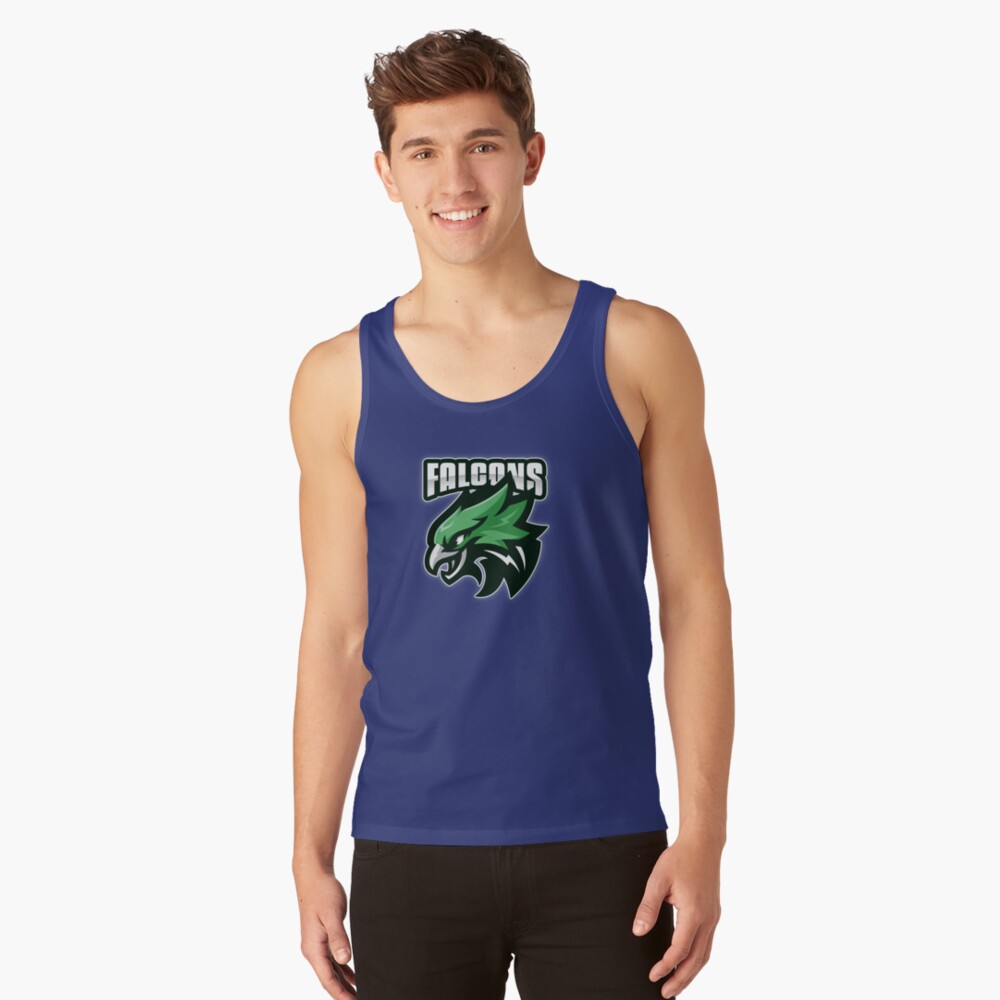 "Falcons Bird Green White Sports Team Art Logo" Sticker for Sale by ...