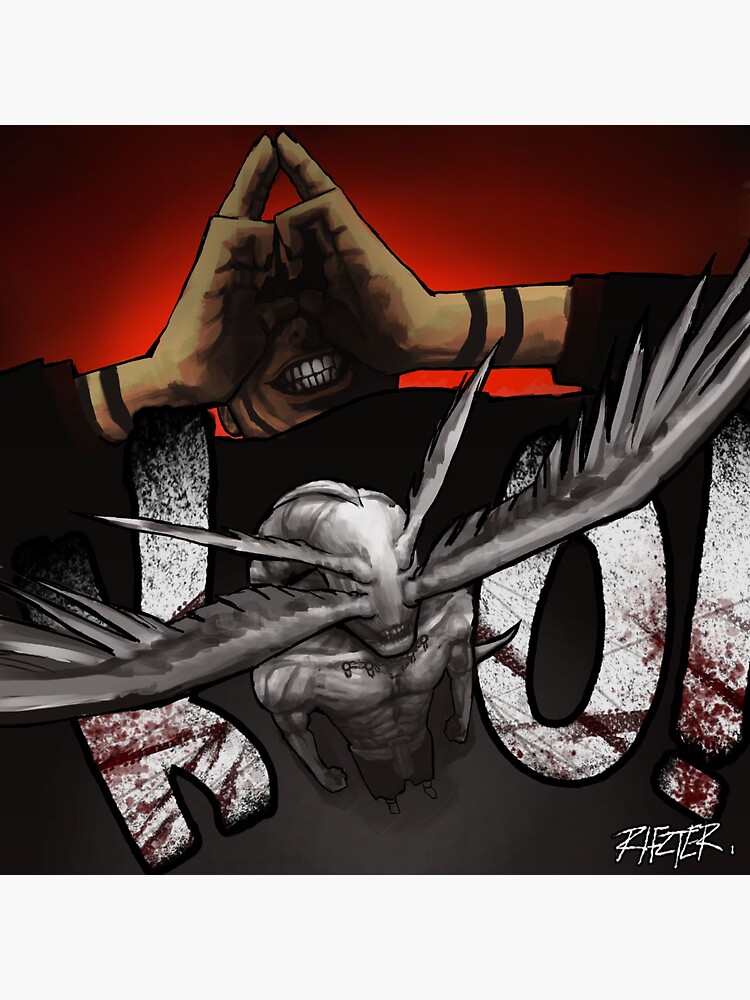 "Sukuna VS Mahoraga " Sticker for Sale by Rifzter's Shop | Redbubble