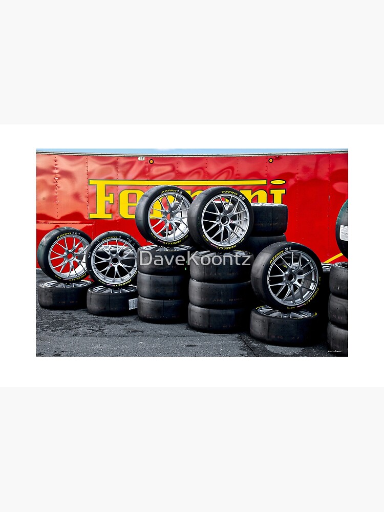 "Sticky Dry Track Racing Tires" Art Print by DaveKoontz | Redbubble