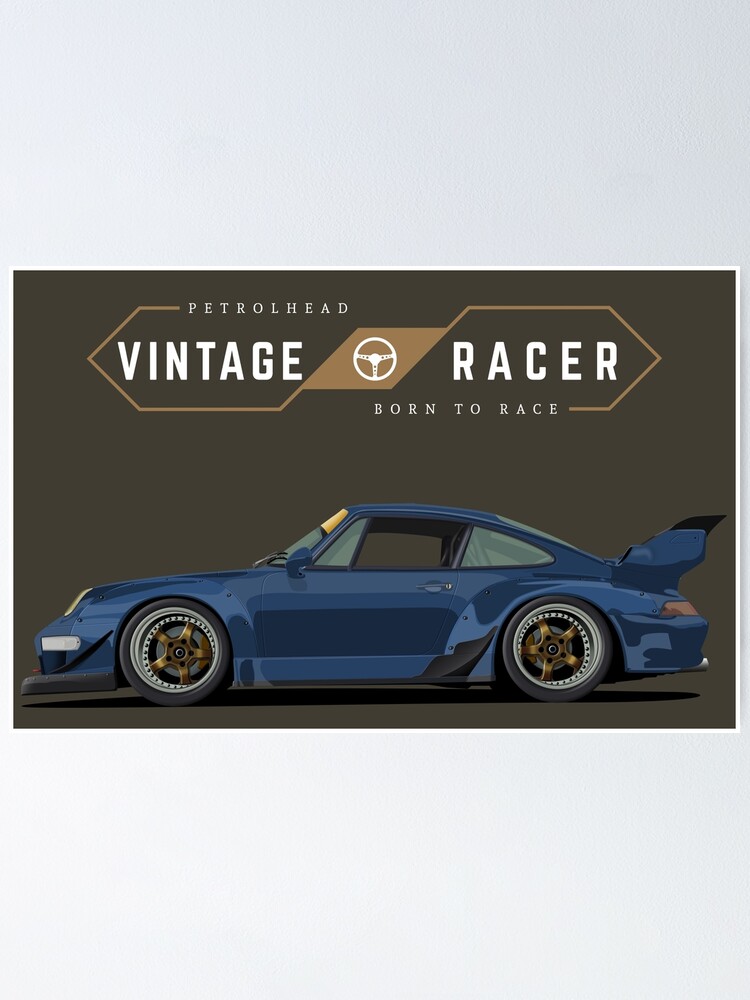 "True vintage racer" Poster by Subspeed | Redbubble