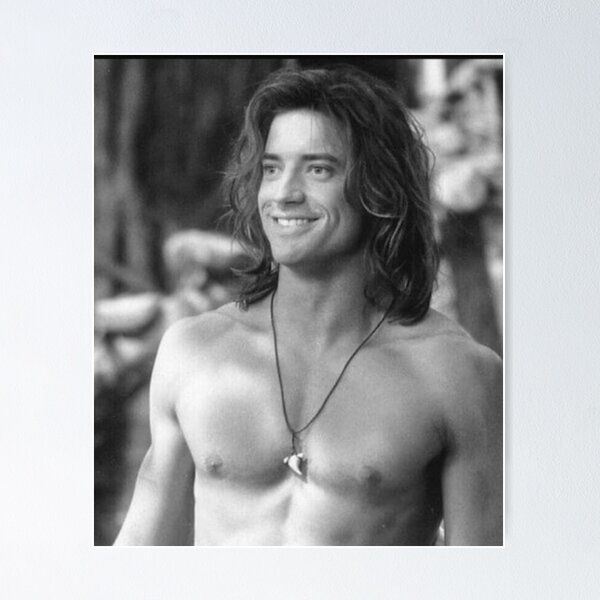 "Brendan Fraser" Poster by Wiamaoua | Redbubble