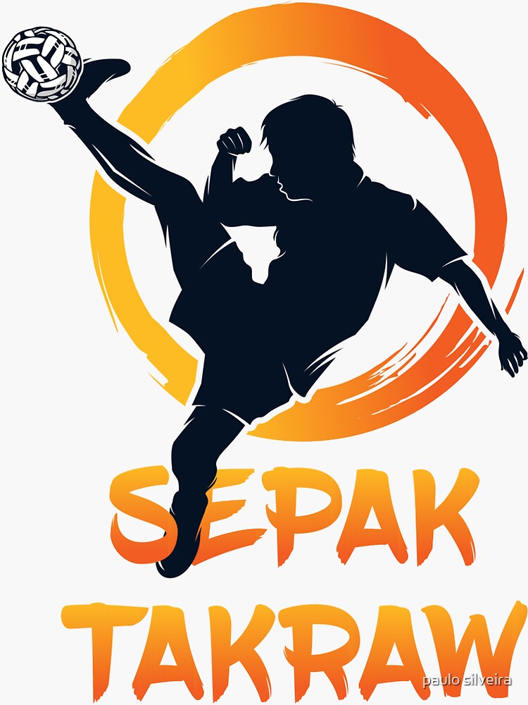 "Sepak Takraw player clothing." Sticker for Sale by hypnotzd | Redbubble