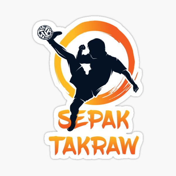 "Sepak Takraw player clothing." Sticker for Sale by hypnotzd | Redbubble