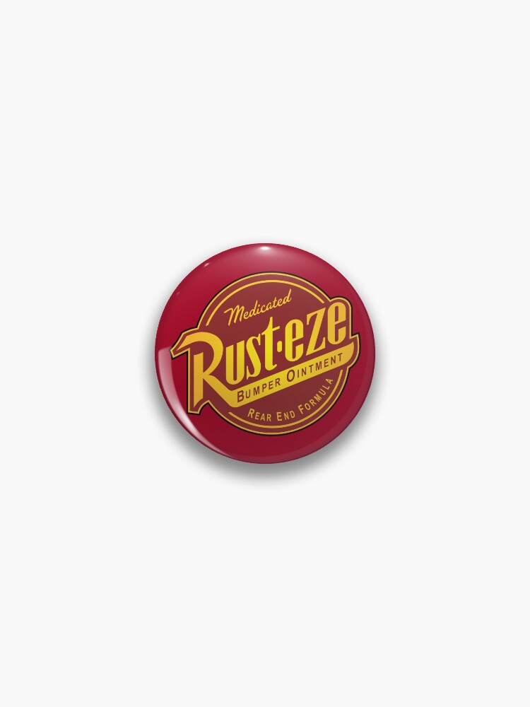 "Rust-eze Logo" Pin for Sale by KLloydPhotos | Redbubble