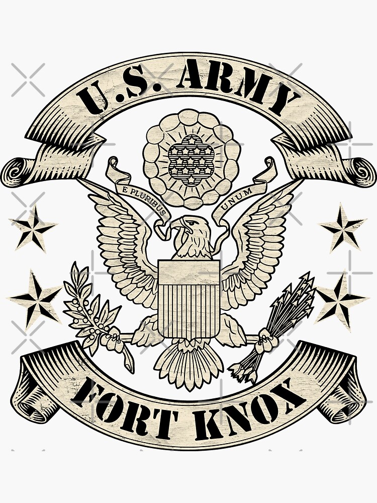 "Kentucky Fort Knox US Army Base" Sticker for Sale by GraphicGalore01 ...