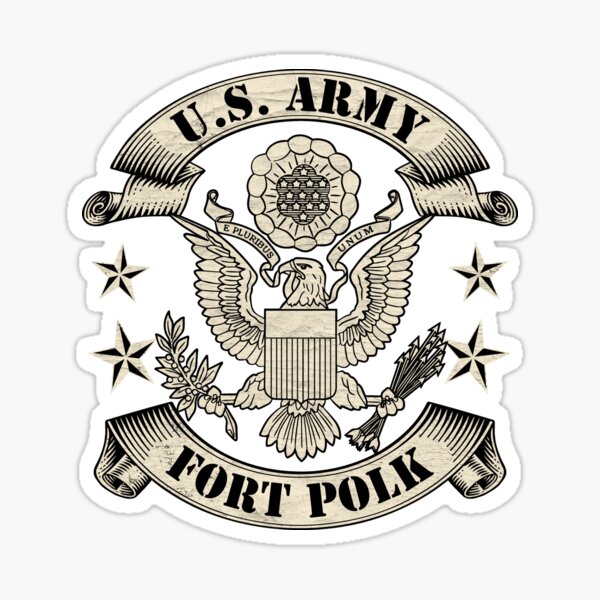 "Louisiana Fort Polk US Army Base" Sticker for Sale by Izaiah Wiegand ...