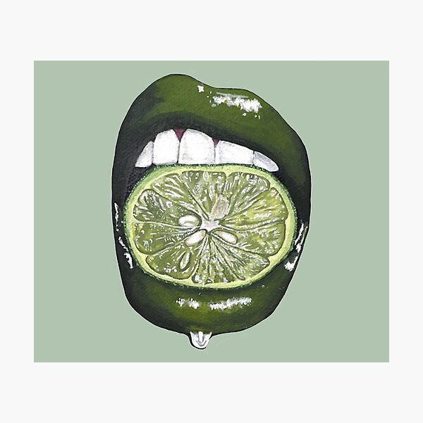 Green Lips With Lime