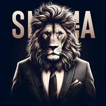 "Sigma Lion" Sticker for Sale by deadlock41 | Redbubble
