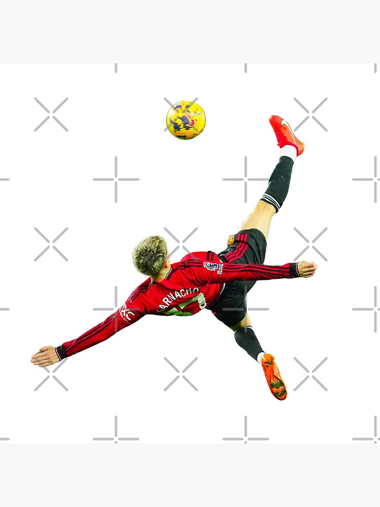 "Alejandro Garnacho Bicycle Kick " Art Board Print for Sale by ...