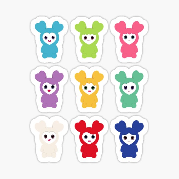 "Sitting Lovelys " Sticker by SappyYellowCR | Redbubble