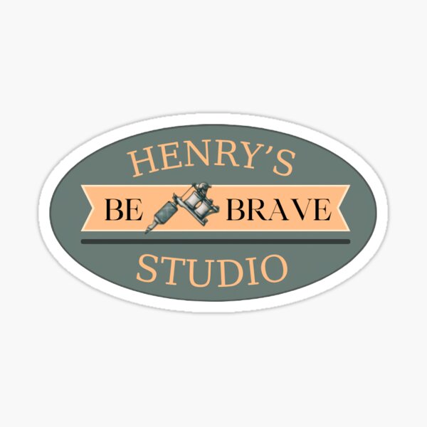 "Be Brave Logo" Sticker for Sale by aplicorter | Redbubble