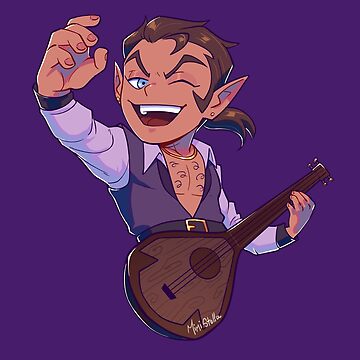 "Scanlan Fanart" Sticker by MimiStella | Redbubble