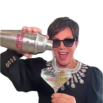"Kris Jenner Iconic" Sticker for Sale by Cami Schwartz | Redbubble
